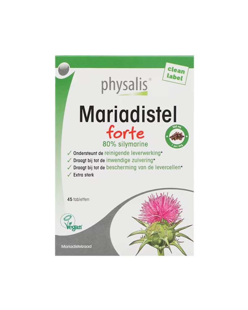 Physalis Mariadistel Forte - 45 tabletten